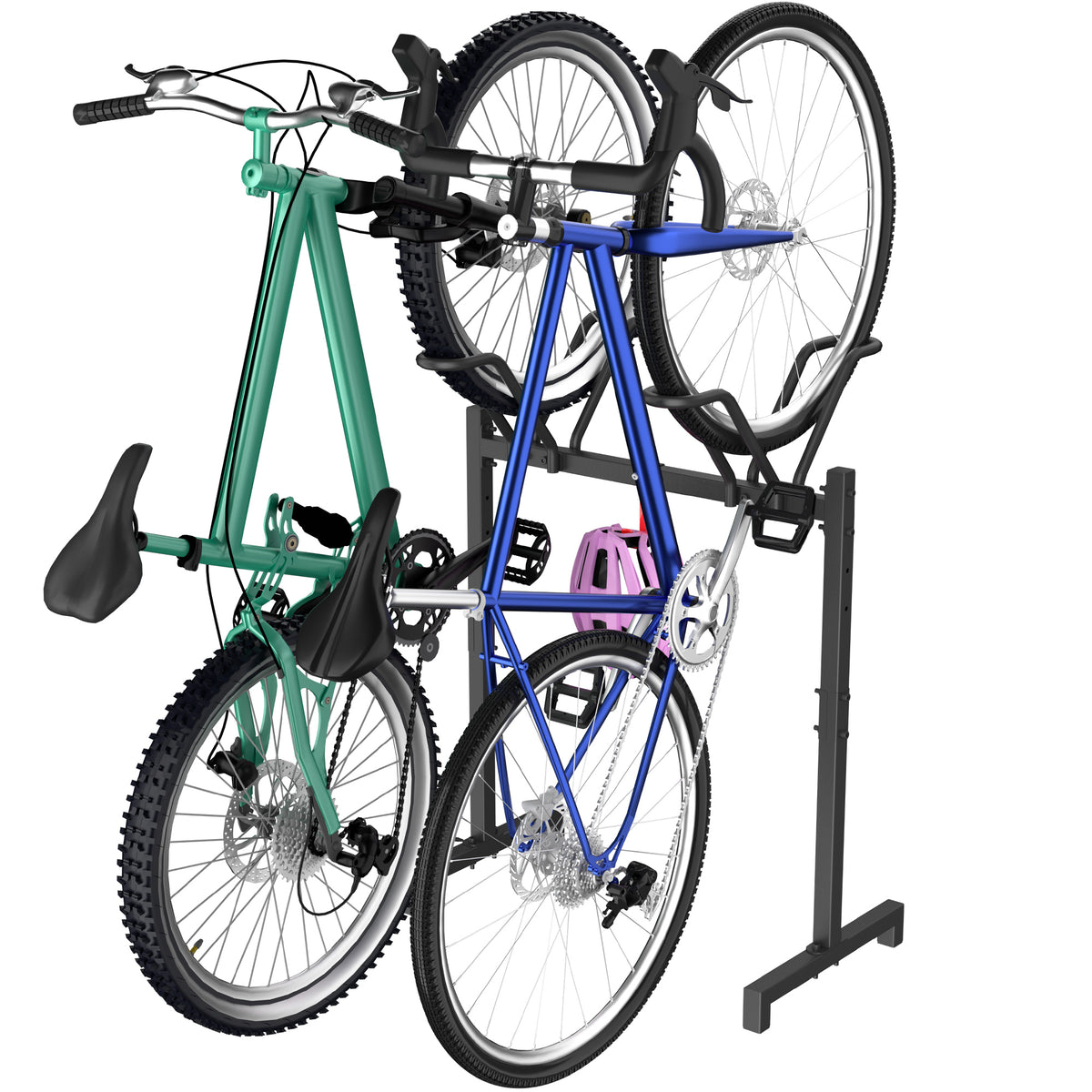 Sttoraboks Bikes Floor Stand,Adjustable Bicycle Parking Rack with Hook ...
