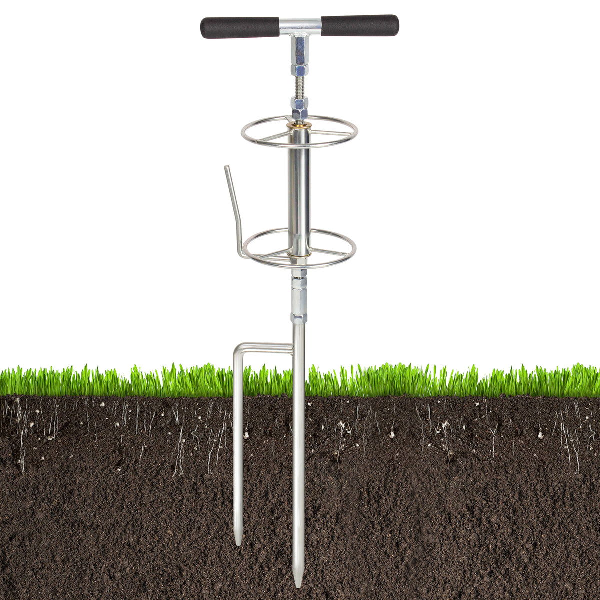 Walensee 32 Inch Garden Hose Guide Right Angle Hose Pulling Stand, Hea ...